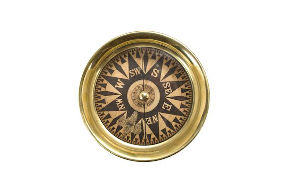 Bonhams : A 6-1/2 inch captain's tell-tale compass early 19th century 8 ...