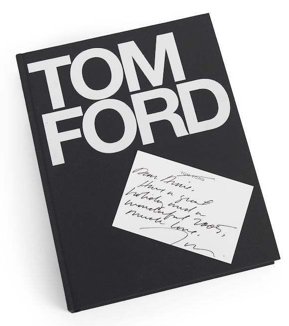 Bonhams : Tom Ford autograph note signed and an inscribed and signed ...