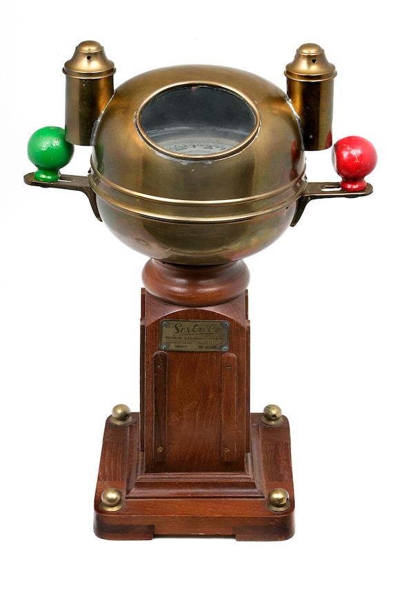 Bonhams : A small Sestrel yacht binnacle 20th century 20-1/2 x 13 in ...