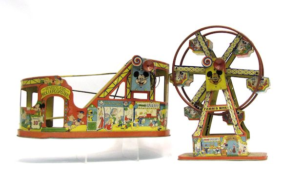 Bonhams : Disney Tin Clockwork Toys