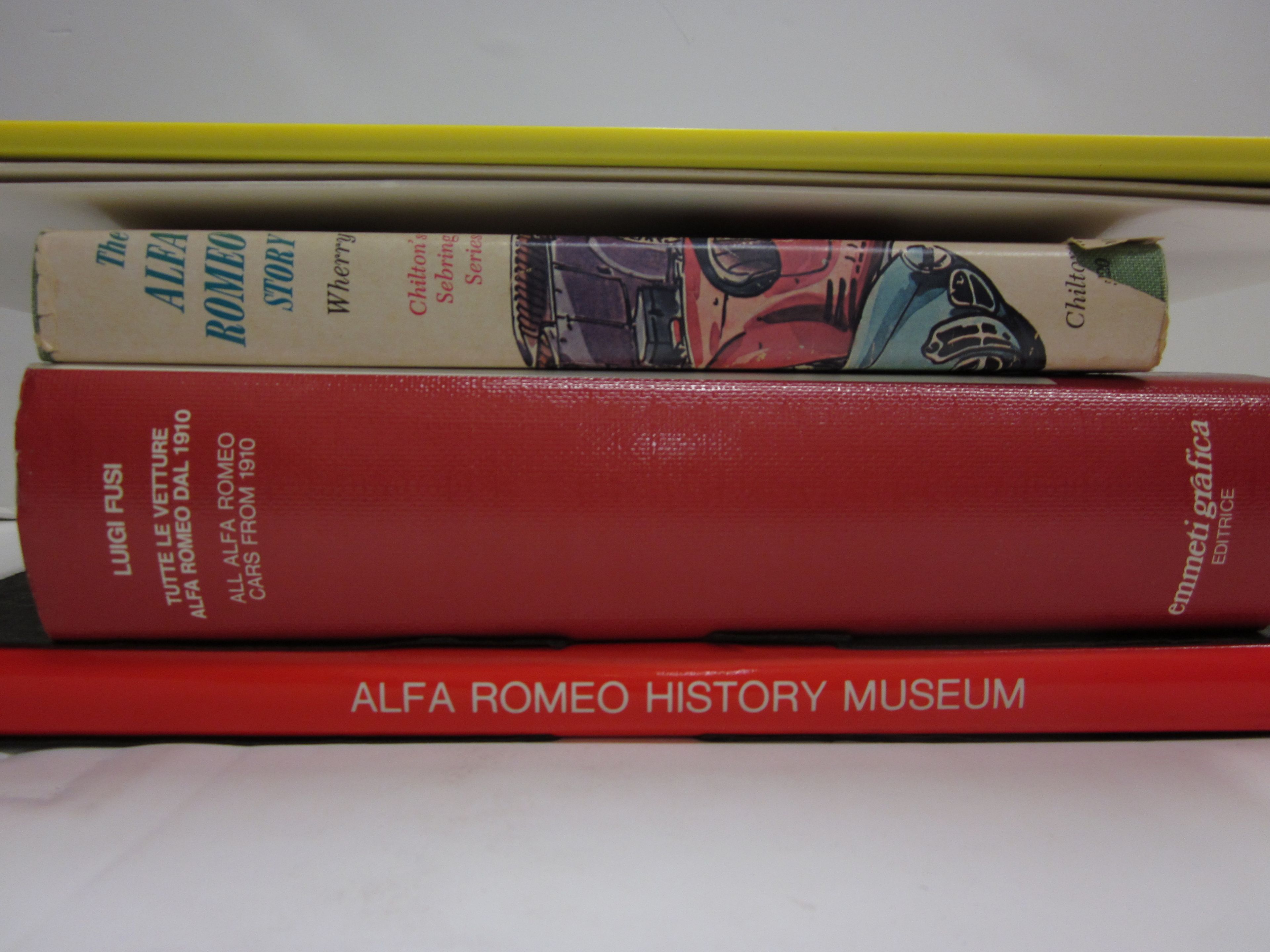 Bonhams Cars : A lot of Alfa Romeo reference books including Luigi Fusi ...