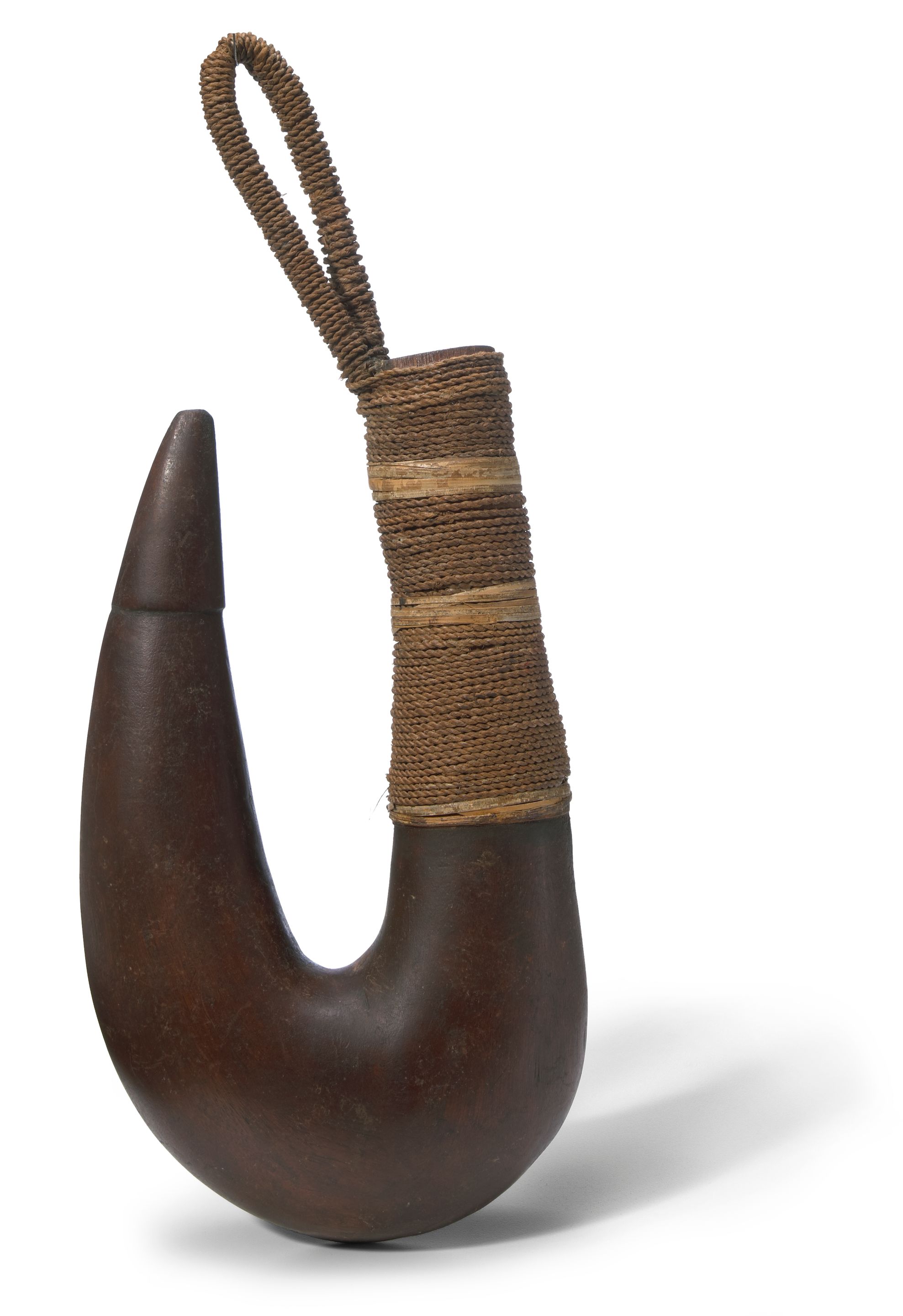 Bonhams : Large and Rare Ritual Shark Hook, gaung'akao, Rennell Island