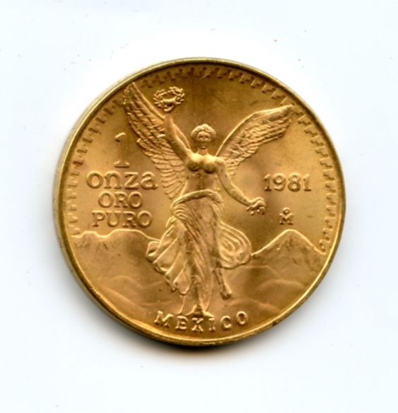 Bonhams : Mexico, Onza Gold (1 Oz.), 1981