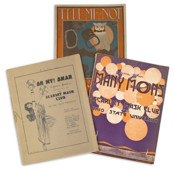 Bonhams : THURBER, JAMES. 1894-1961. Oh My! Omar. * Many Moons. * The ...