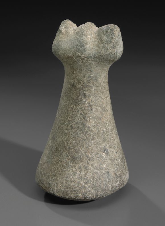 Bonhams : Stone Pounder, penu, Tahiti, Society Islands