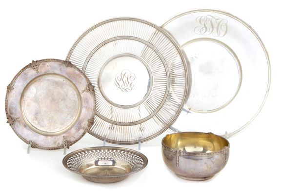 Bonhams : A group of American sterling silver hollowware 20th century