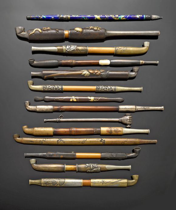 Bonhams : A group of twelve pipes