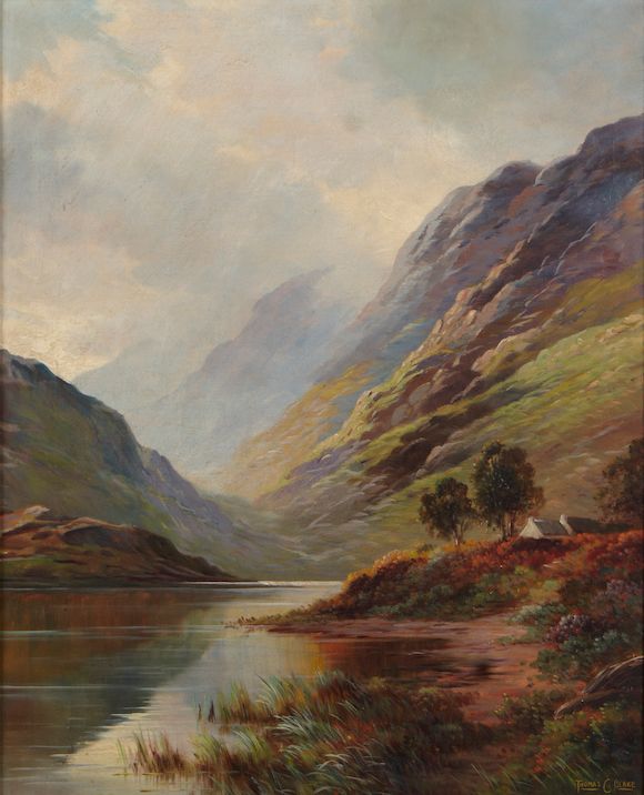 Bonhams : Thomas C. Blake (American, born 1890) A Highland landscape 30 ...