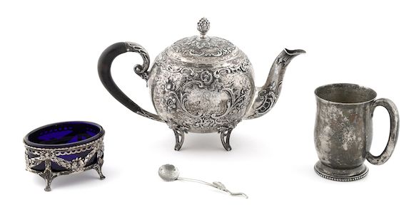 Bonhams : A small group of Continental silver hollowware Early 20th century