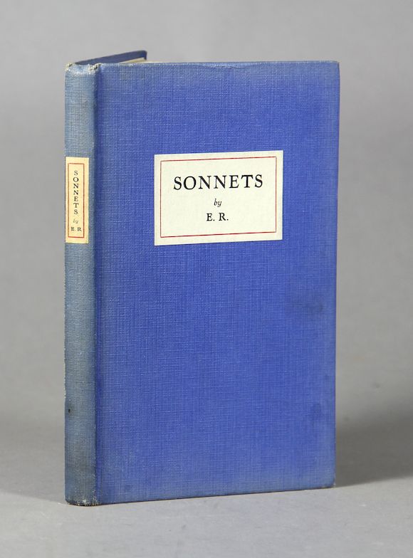 Bonhams : ROSS, WILLIAM WRIGHTSON EUSTACE. 1894-1966. Sonnets. Toronto ...