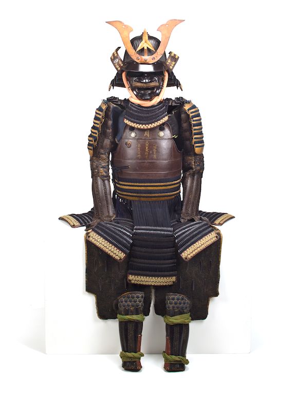 Bonhams : A suit of armor with a russet-iron yokohagi okegawa cuirass ...