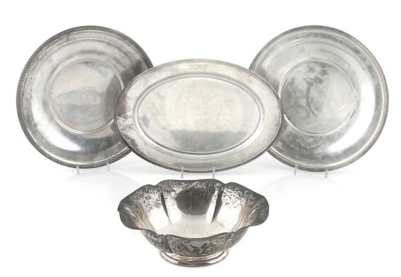 Bonhams : A group of American sterling silver hollowware 20th century