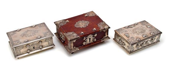 Bonhams : Two silver pan boxes Dutch Colonial, Sri Lanka or Java, 19th ...