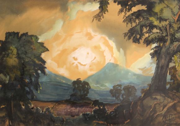 Bonhams : Henry George Keller (American, 1869-1949) Romantic landscape ...