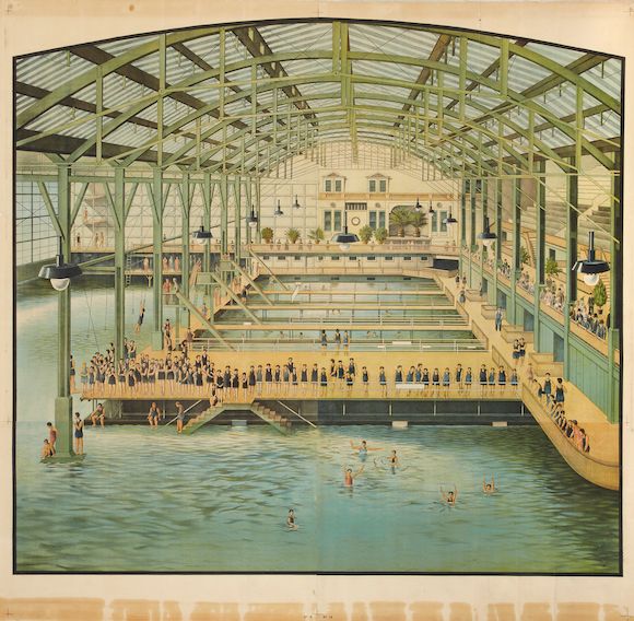 Bonhams : Unknown Artist; Sutro Baths, San Francisco;