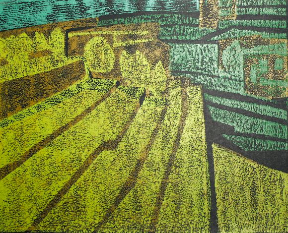 Bonhams : William Ross Abrams (American, born 1920); Mallorcan Terraces;
