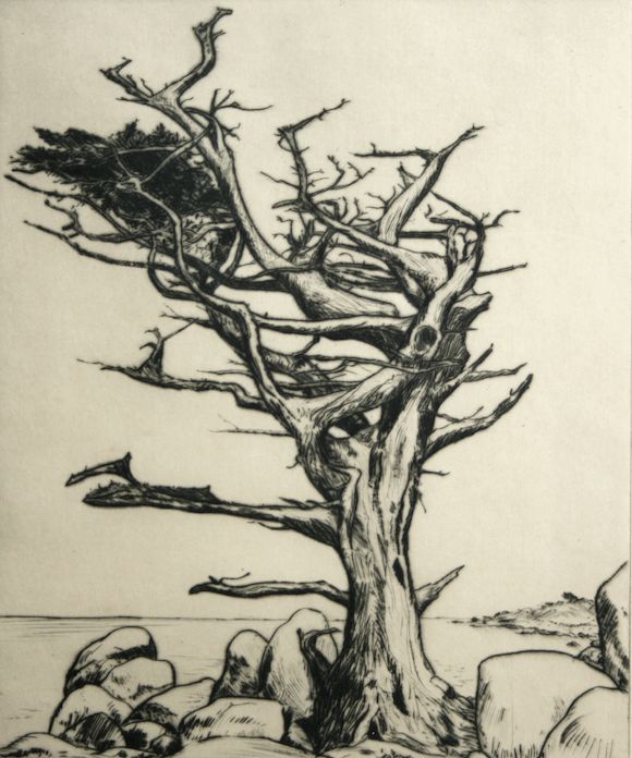 Bonhams : Alfred Ray Burrell (American, 1877-1952); Joseph Jacinto Mora ...