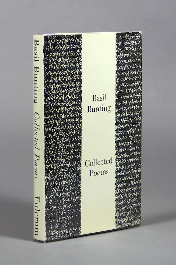 Bonhams : BUNTING, BASIL. BARNETT NEWMAN. Collected Poems. London ...