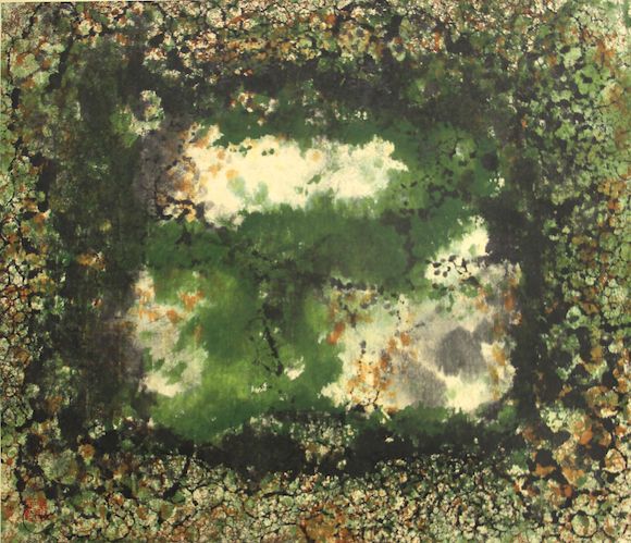 Bonhams : Yang Ying-Feng (Taiwanese, born 1926); Untitled (Green ...
