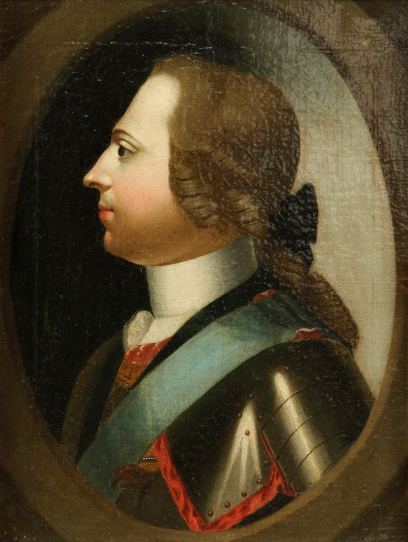 Bonhams : German School A portrait of a nobleman, shoulder-length, in ...