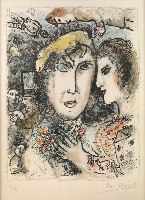 Bonhams : Marc Chagall (Russian/French, 1887-1985); La Famille du Peintre;