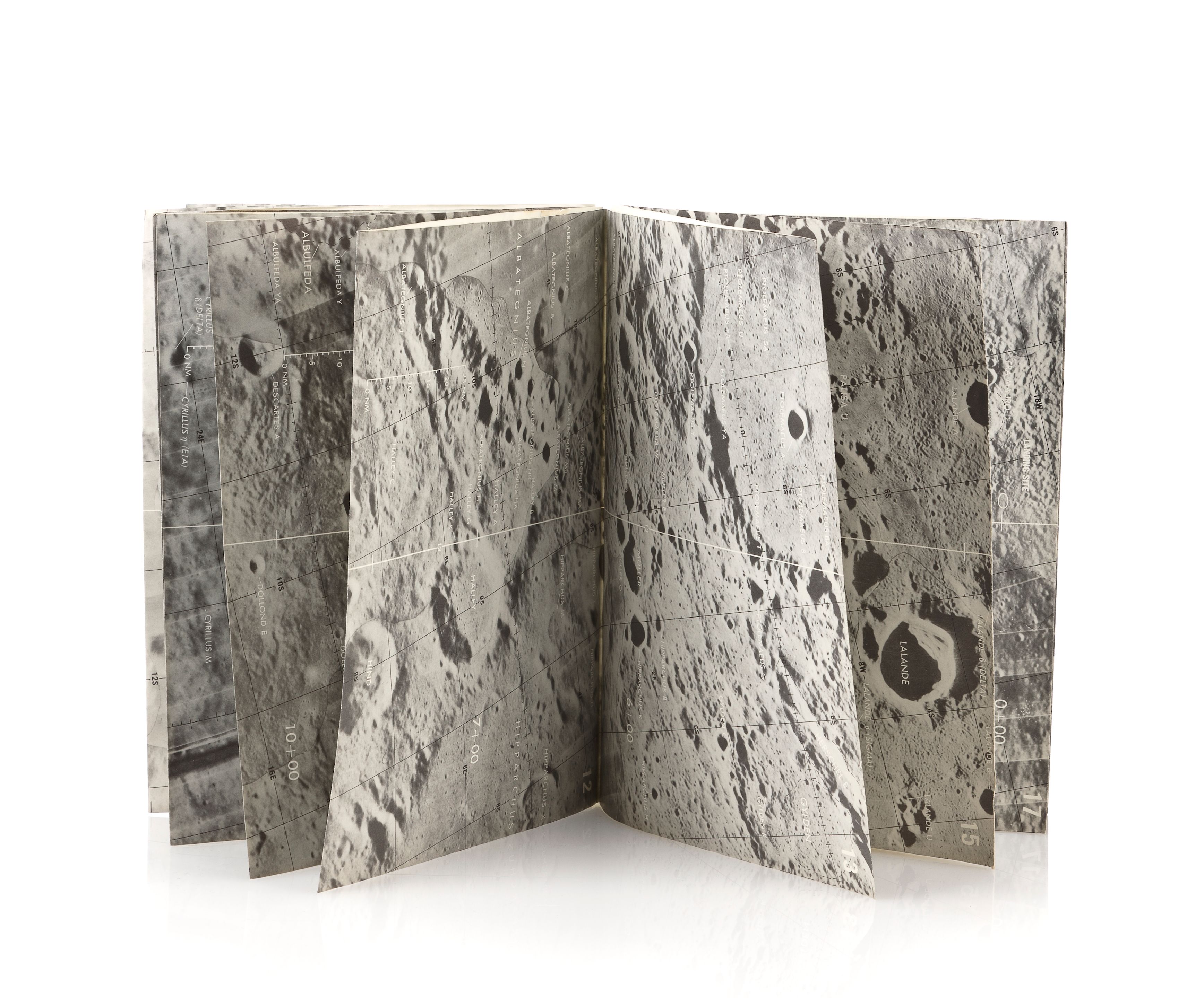 Bonhams : APOLLO 14 ORBIT MONITOR CHART. LM Orbit Monitor Chart, Apollo ...