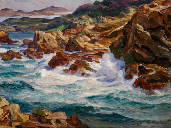Bonhams : Paul Dougherty (American, 1877-1947) Point Lobos (California ...