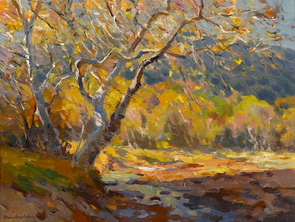 Bonhams : Kevin MacPherson (American, born 1956) Golden time 12 x 16in