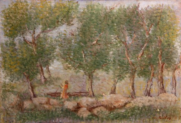 Bonhams : Leon Hartl (American, 1889-1973) Onderdonk lake, New York ...