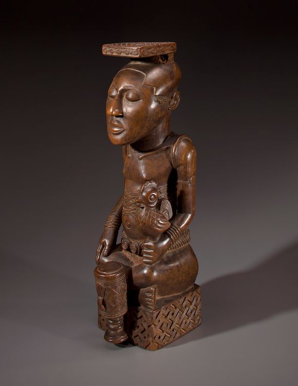 Bonhams : Kuba Figure of a King, Democratic Republic of Congo