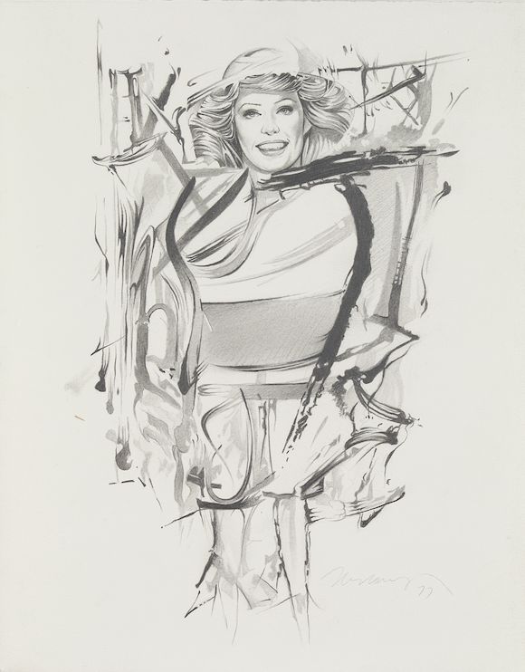 Bonhams : Mel Ramos (born 1935) I still get a thrill when I see Bill #3 (from the de Kooning ...