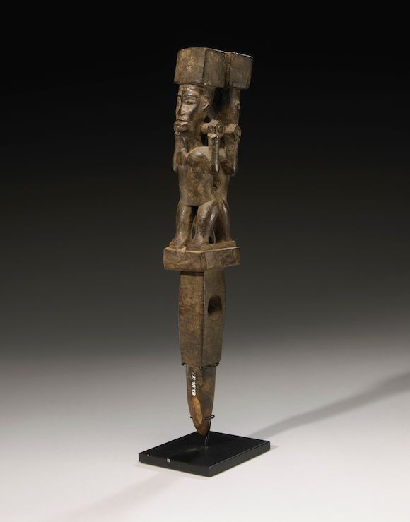 Bonhams : Yombe Janus Figural Rattle, Democratic Republic of Congo