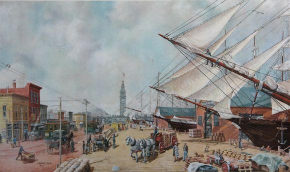 Bonhams : Albert Tolf (American, 1911-1996); The San Francisco ...