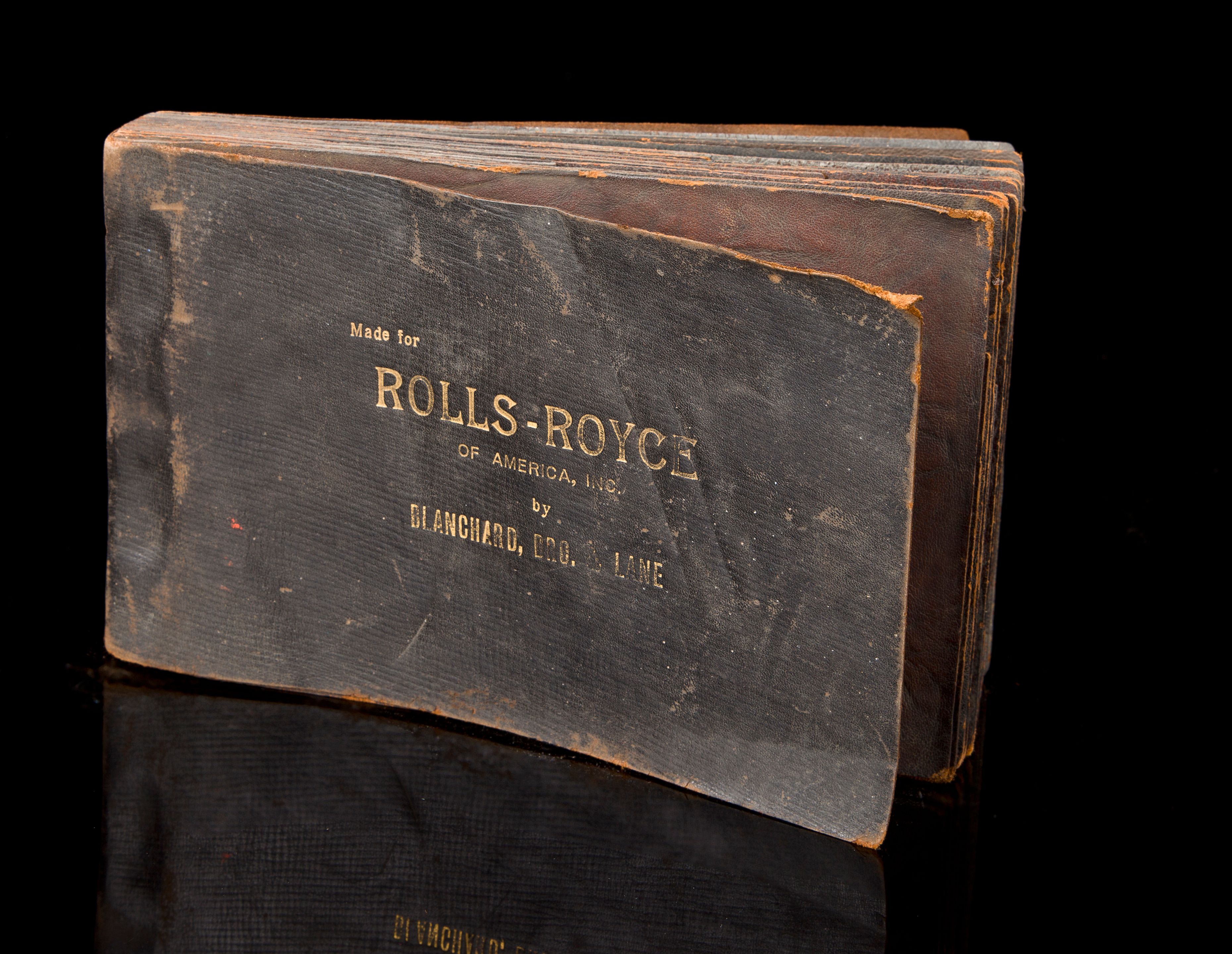 Bonhams Cars : A good and rare original Springfield Rolls-Royce leather ...