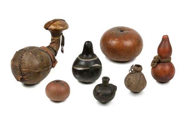 Bonhams : Seven Miscellaneous Shona, Zulu and Nguni Snuff Containers ...