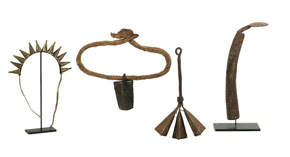 Bonhams : Miscellaneous Group of African Metal Works of Art