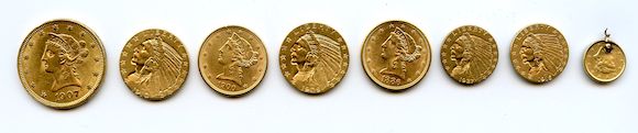 Bonhams : Partial US Gold Type Set