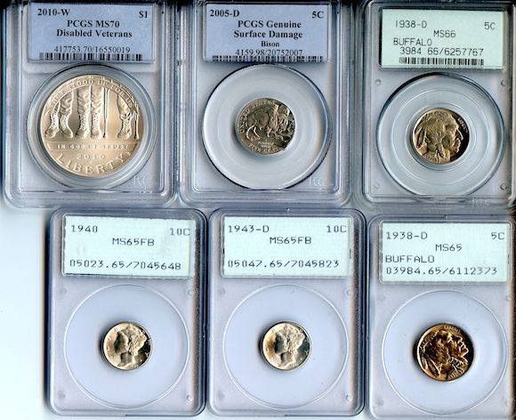Bonhams : Assorted PCGS Coins
