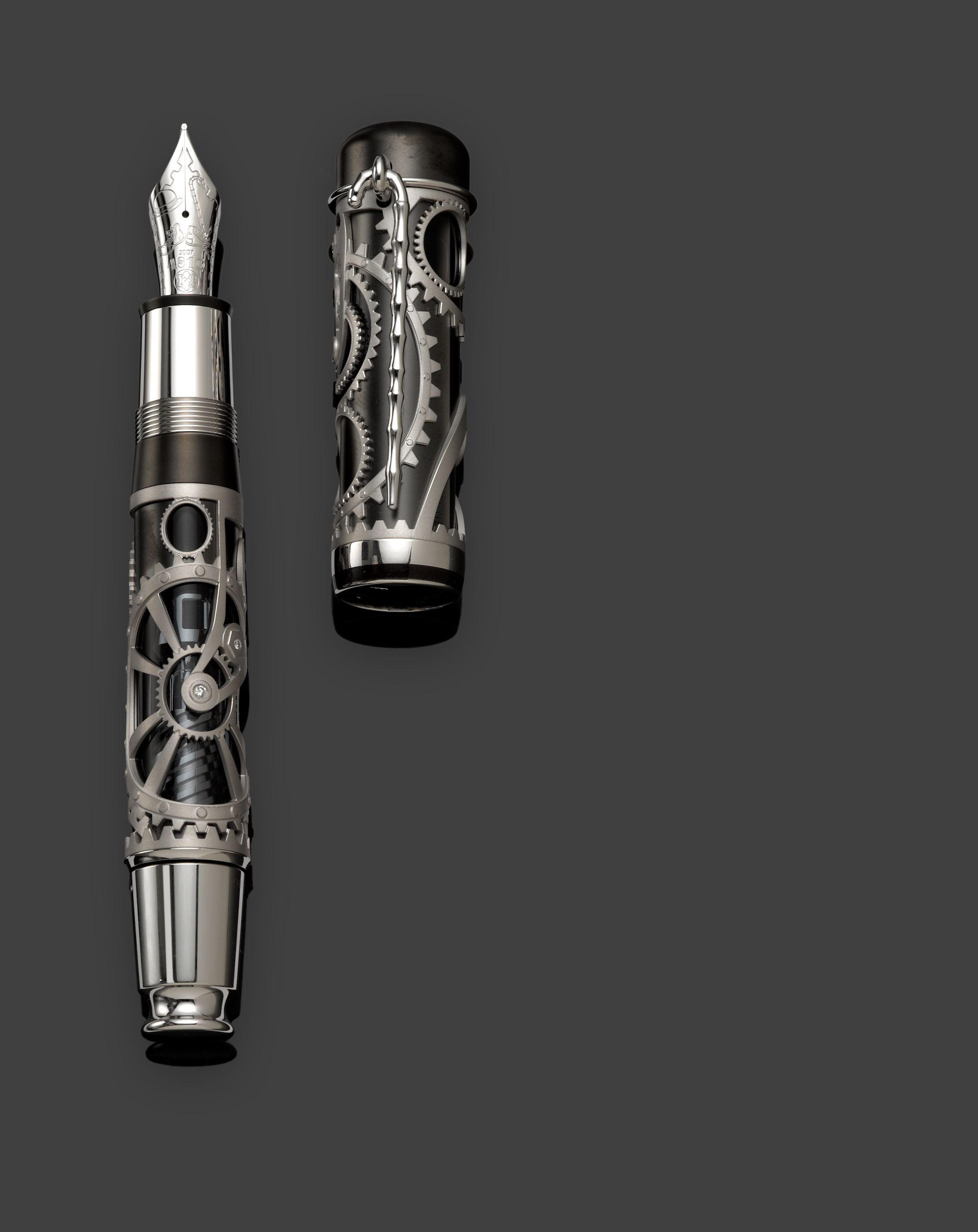 Bonhams : MONTBLANC Charlie Chaplin Skeleton Limited Edition 88 ...