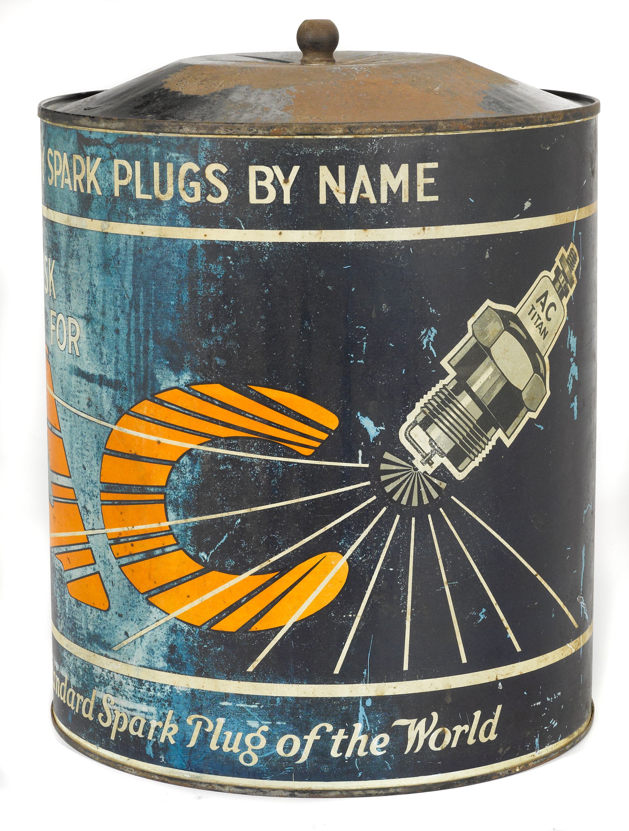 Bonhams Cars : An AC Spark Plugs Display, c. 30s,
