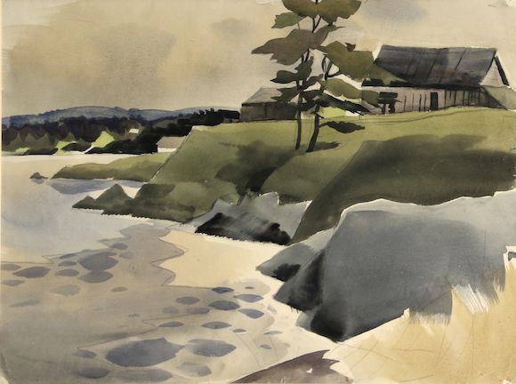Bonhams : George Post (American, 1906-1997) Lopez Island (San Juan ...