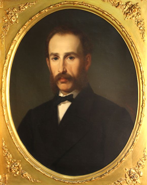 Bonhams : Ludwig Neustatter (German, 1829-1899) A portrait of Julius ...