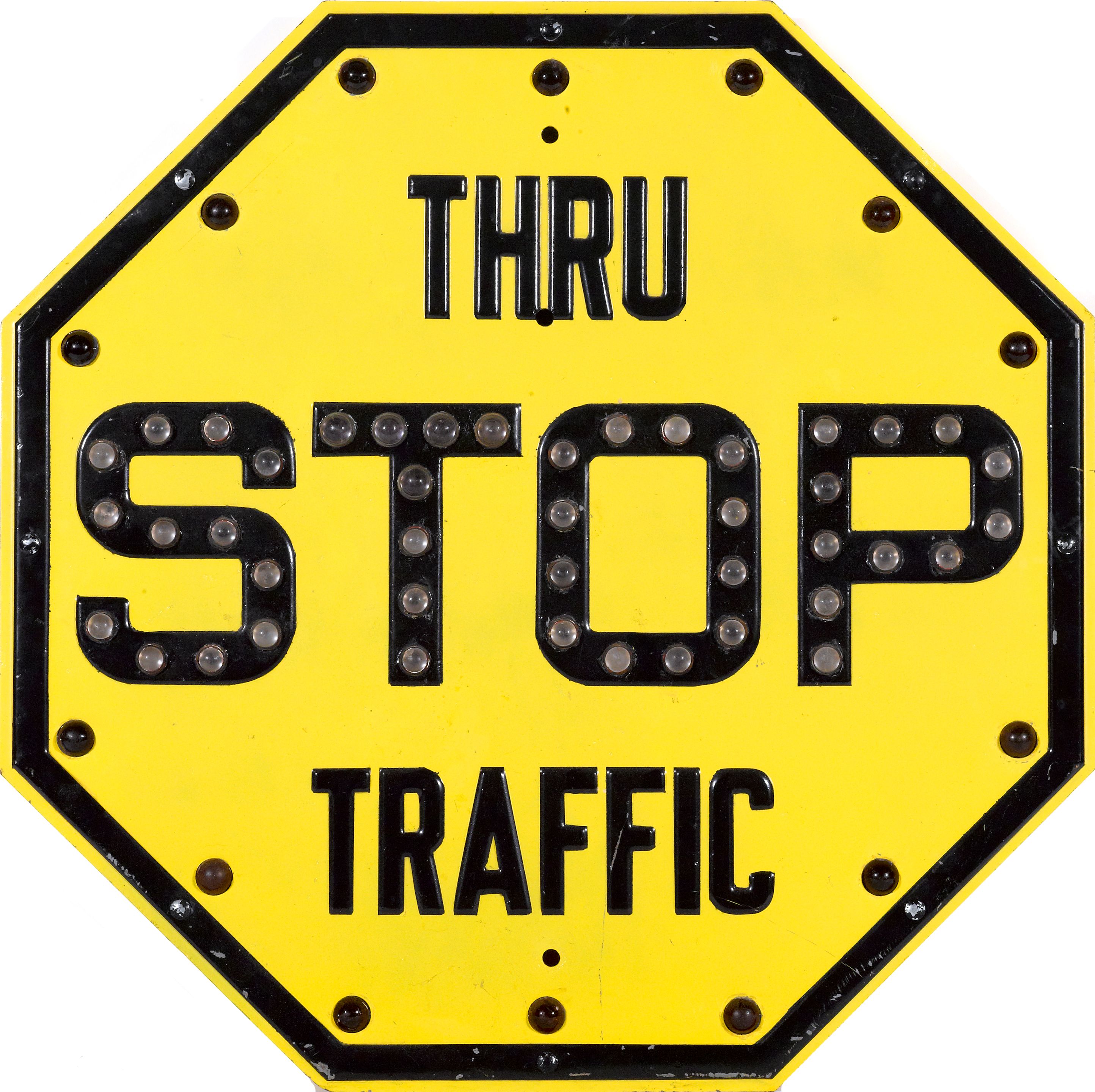 Bonhams Cars : A 1950s Marble Stop sign,