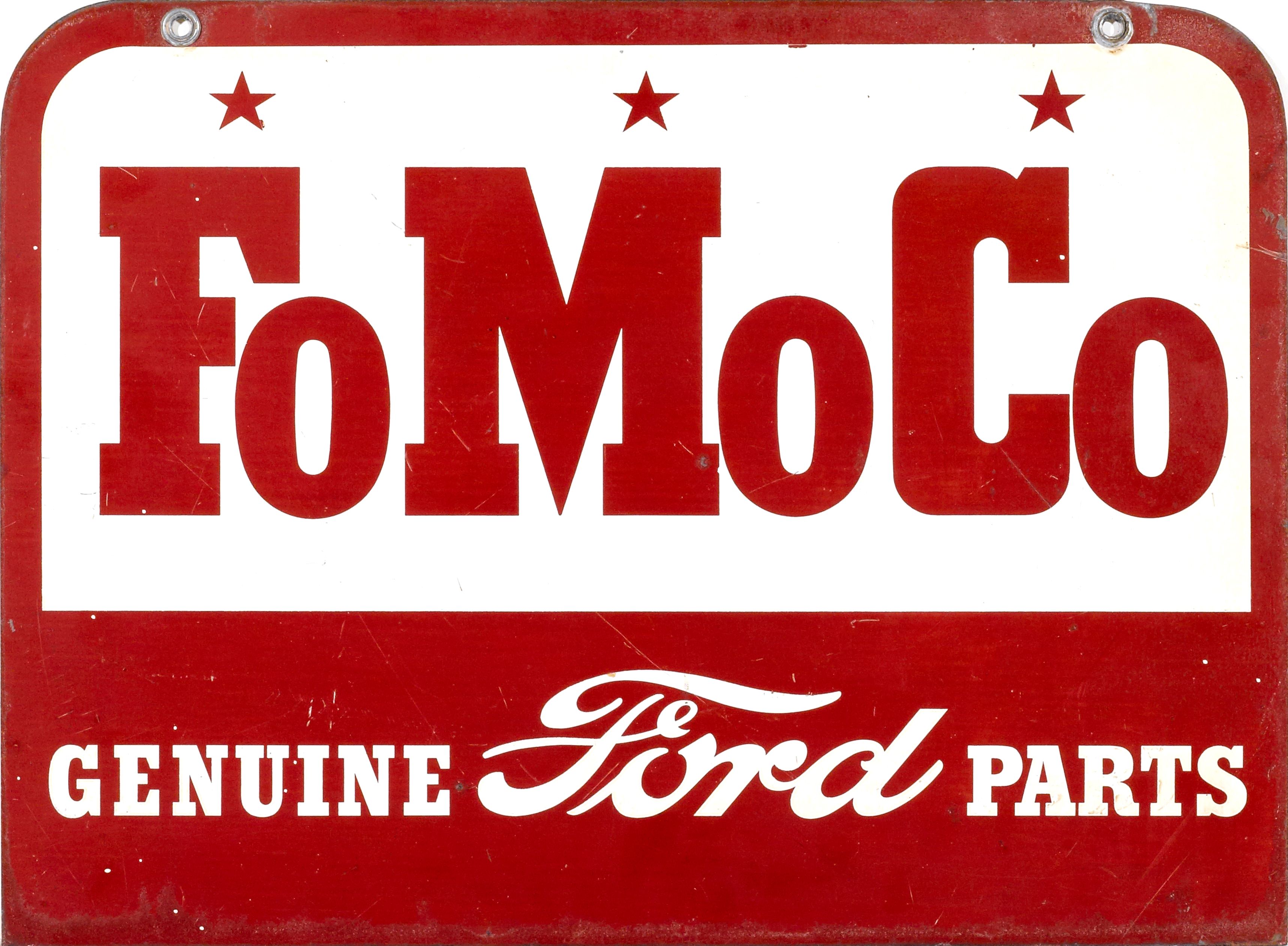 Bonhams Cars : A Fo Mo Co sign, c.60s,