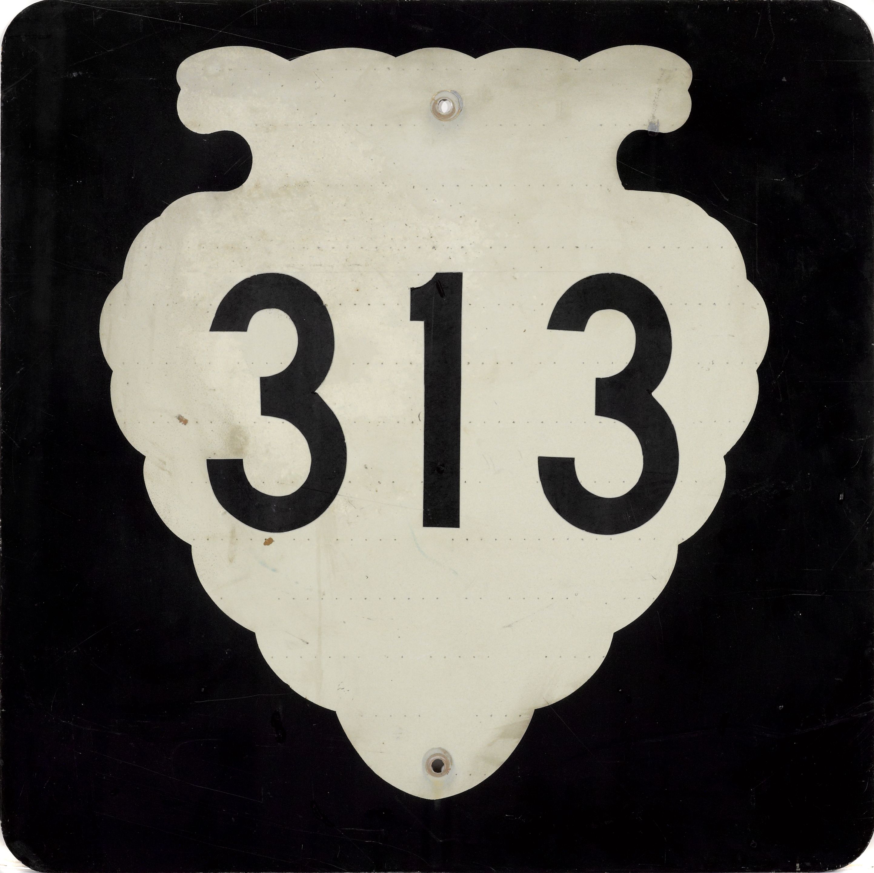 Bonhams Cars : A Montana 313 highway sign,