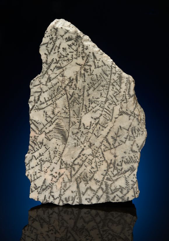 Bonhams : Dendritic Silver in Calcite