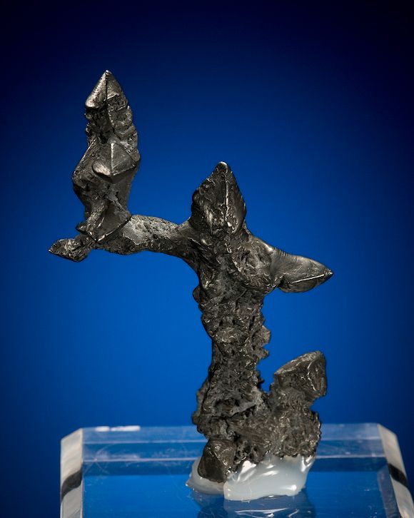 Bonhams : Fantastic Acanthite Pseudomorph after Argentite