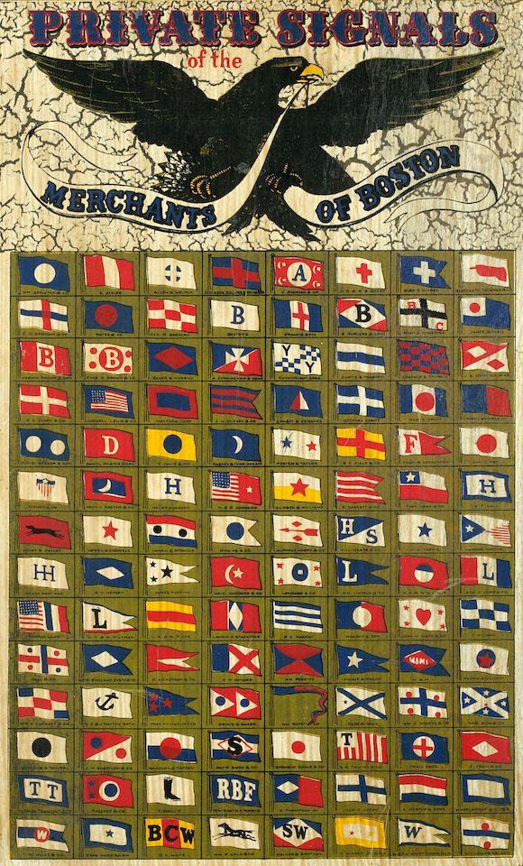 Bonhams : Naval Flags of Maritime Nations circa 1900 36-1/2 x 28-1/2 in ...