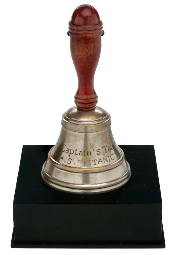 Bonhams : A captain's table bell for R.M.S. Titanic circa 1911 11-1/4 x ...