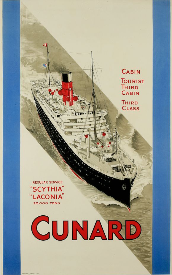 Bonhams : Anonymous, circa 1930 Cunard - Scythia/Laconia a company ...